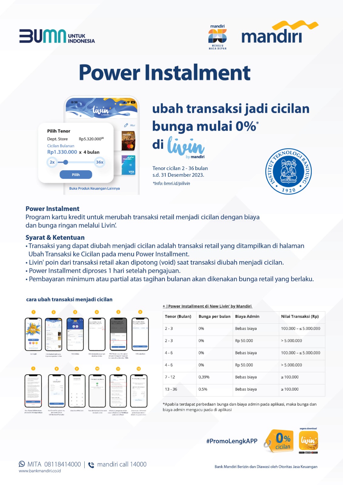 Mandiri Power Instalment - Direktorat Keuangan ITB